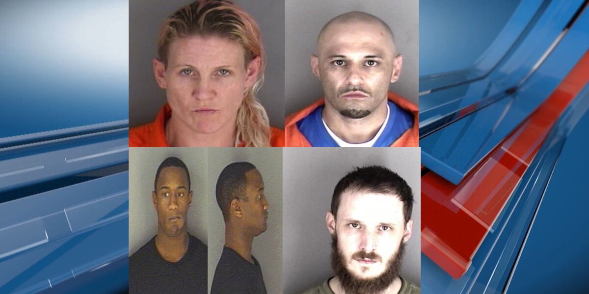 Four arrested for meth and firearms following narcotics search warrant Four arrested for meth and firearms following narcotics search warrant